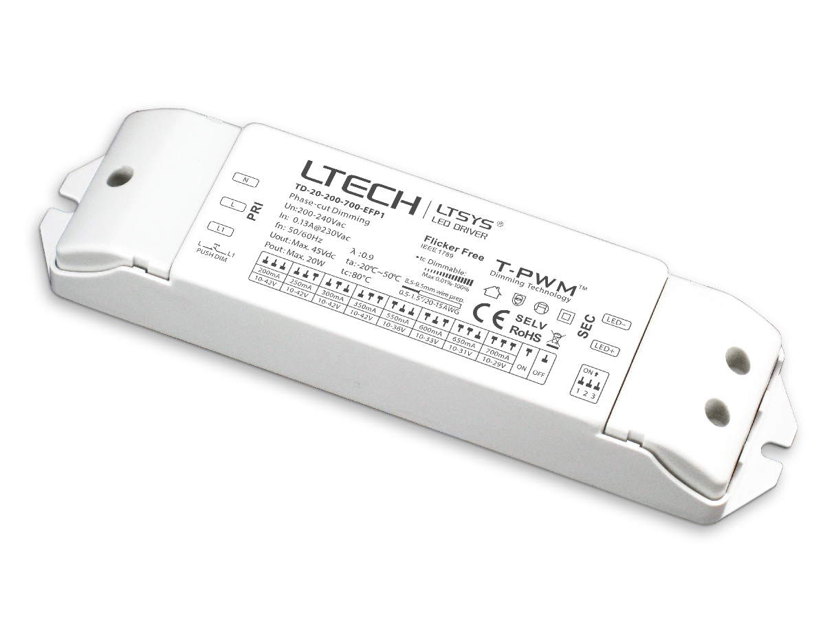 Ltech TD-20-200-700-EFP1 – Bright Green Direct